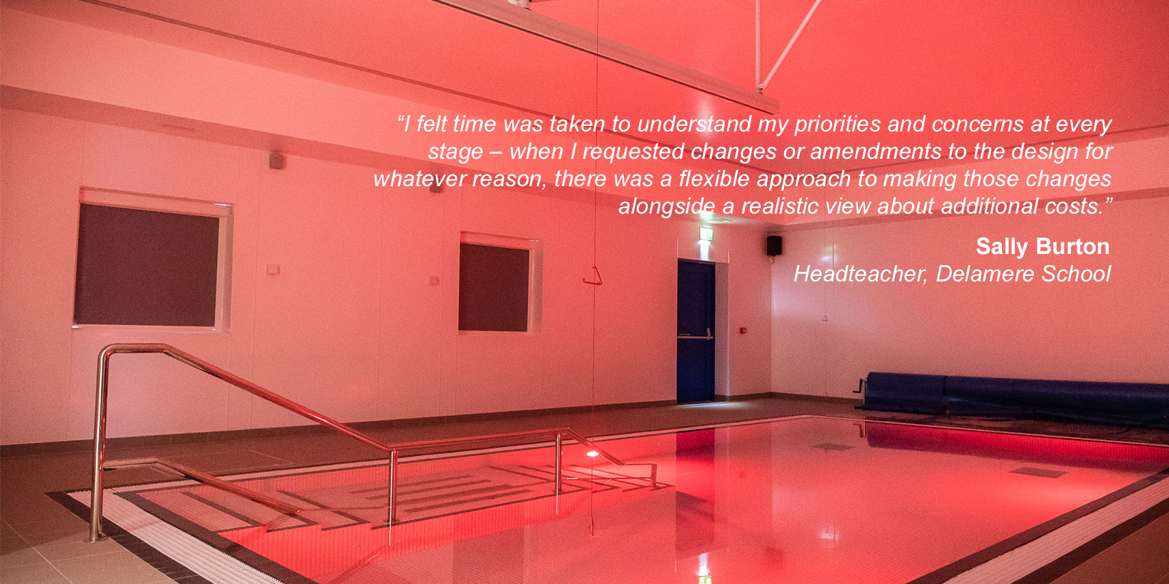 Delamere Hydrotherapy Pool - Bowker Sadler Architecture